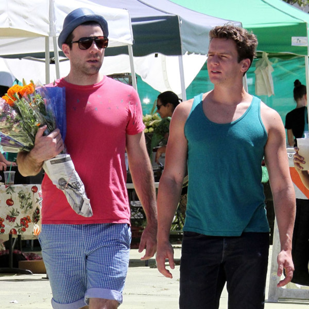 Zachary Quinto Confirms He's Dating Glee's Jonathan Groff - E! Online - UK Zachary Quinto Confirms He's Dating Glee's Jonathan Groff - E! Online - UK